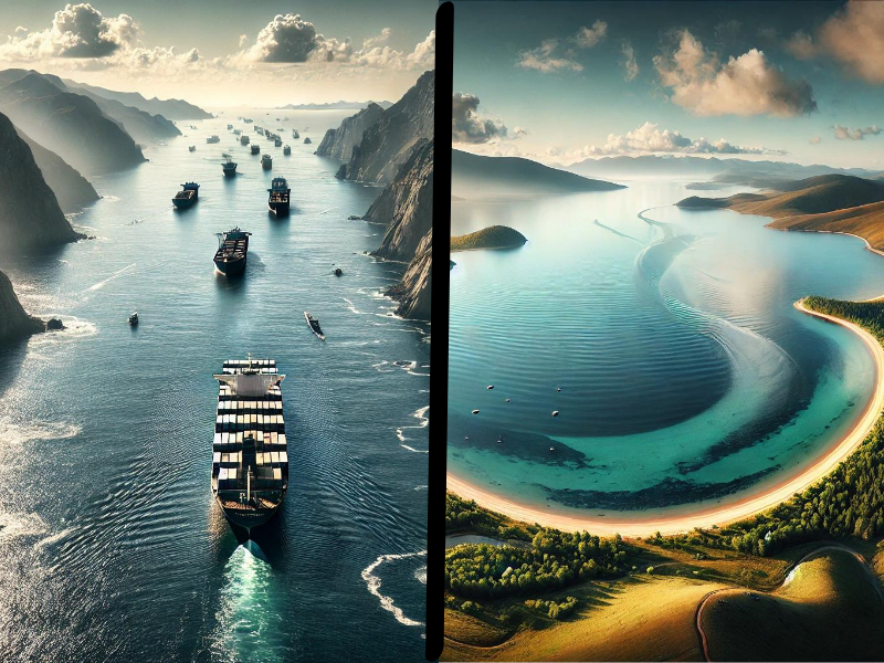 Comprendre la différence entre un détroit et un golfe - MekssiMed