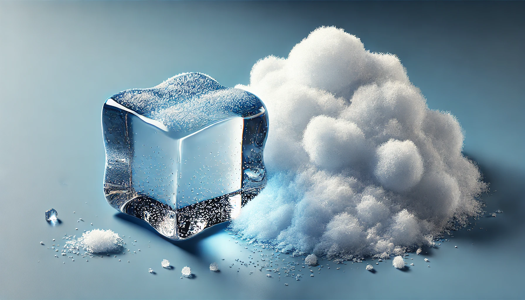 Fascinant : pourquoi la neige est blanche et la glace transparente - MekssiMed